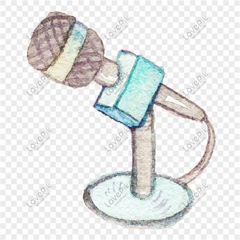 손으로 그린 만화 마이크 그림 Png 일러스트 무료 다운로드 Lovepik