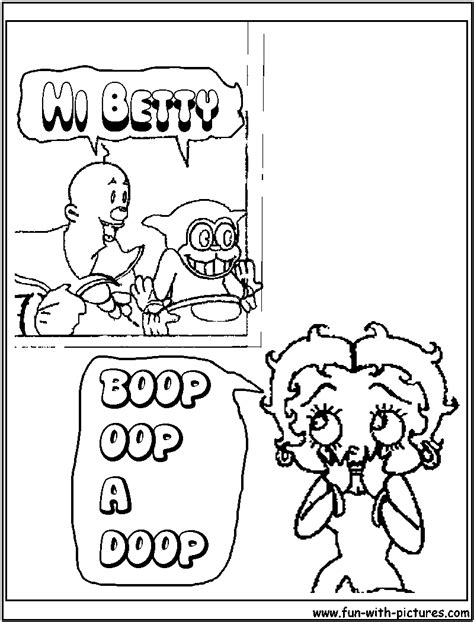 Betty Boop Halloween Coloring Pages 2025