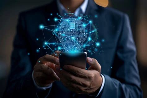 Premium Photo Businessman Using Chatbot In Smartphone Intelligence Ai Chat With Ai Artificial