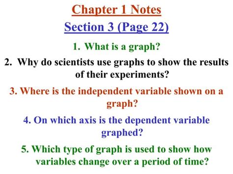 Chapter 1 Section 3 Questions Ppt