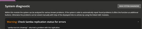 Check Samba Replication Status For Errors Ucs Univention Corporate