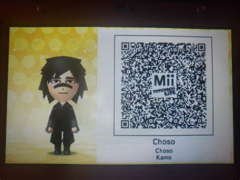 Choso In Tomodachi Life Mii Characters Aesthetic Life Code