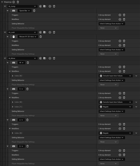 UE5 Enhanced Input System으로 3인칭 조작 구현 1