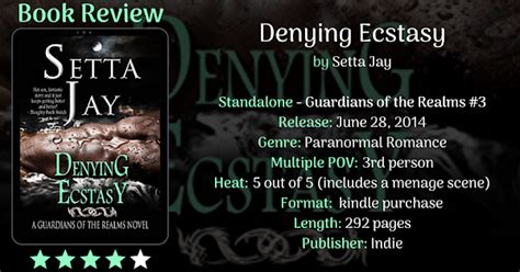 Denying Ecstasy By Setta Jay Natalie The Biblioholic