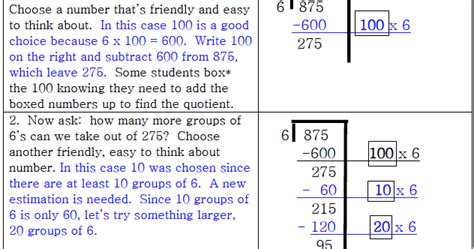 Ms Echols Class Using The Big 7 Method For Long Division Long Division Division Division