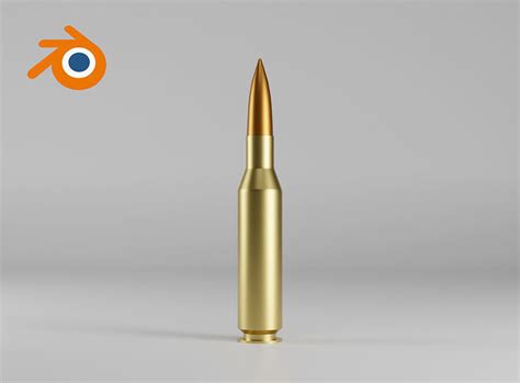 Sniper Rifle Bullet 50 Bmg Cartidge 3d Model Cgtrader