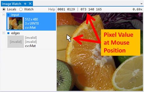 OpenCV Image Watch Viewing In Memory Images In The Visual Studio Debugger