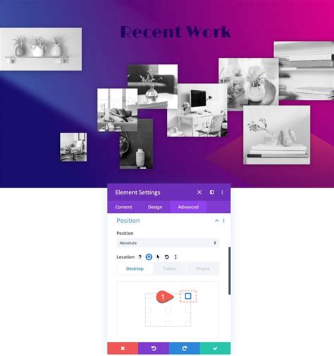 How To Create An Interactive Image Collage Using Divis Position