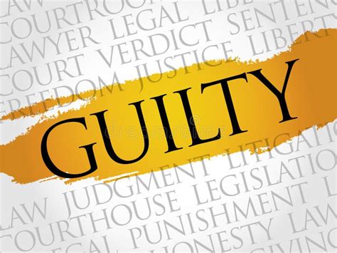 Guilty Word Cloud Stock Illustration Illustration Of Blaming 199341019