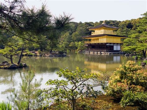 Kyoto Gold Pavilion Temple Stock Image Image Of Asia 9702535