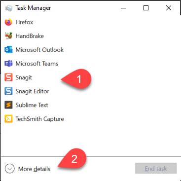 Snagit Is Already Running Error Message TechSmith Support