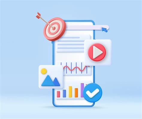 premium vector 3d seo optimization stock trading