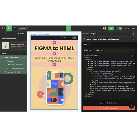 Convert Figma Designs Into Clean HTML