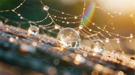 Free Dewdrops Prismatic Symphony Image Download At Stockcake