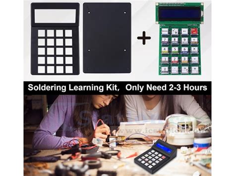 Diy Calculator Kit Arithmetic Color Ring Resistance Calculator Electronic Soldering Project