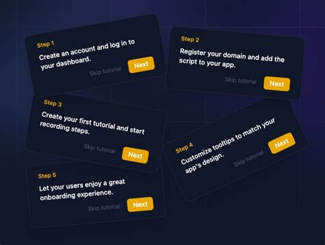 User Onboarding Solutions Tooltip Tutorial