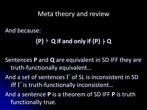 P ⊦ Q If And Only If P ╞ Q Ppt Download