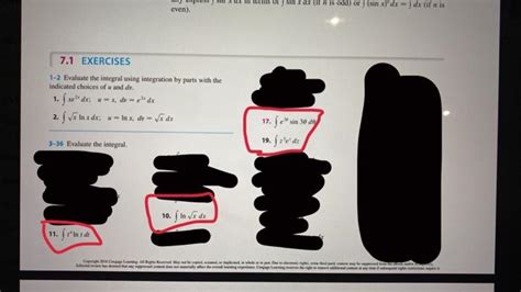 Solved EXERCISES Evaluate The Integral Using Chegg