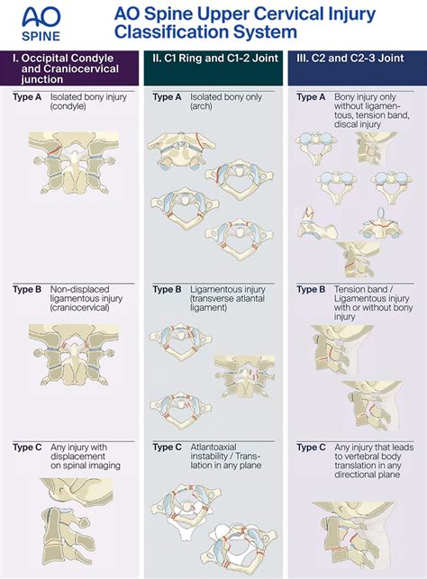 Depiction Of The Ao Spine Upper Cervical Injury Classification The