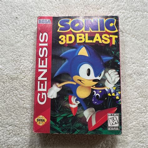 Sonic 3d Blast Sega Genesis 1996 Cib Complete Tested