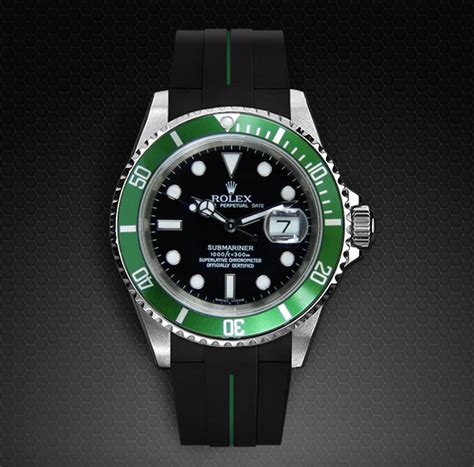 The Rolex Submariner 16610lv Rubber B