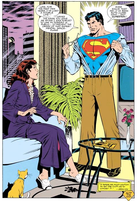Clark At Last Reveals The Truth Superman And Lois Comic Clark And