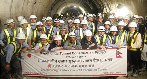 Breakthrough In Nagdhunga Evacuation Tunnel