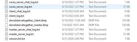 What Are These Relatively New Files In The Klei Documents Folder [dont Starve Together