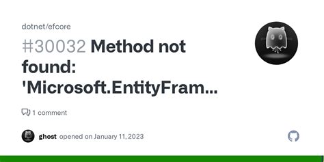 Method Not Found Microsoftentityframeworkcoremetadataientitytype Microsoft