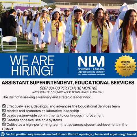 🚨 Leadership Opportunity Alert 🚨 Norwalk La Mirada Unified School