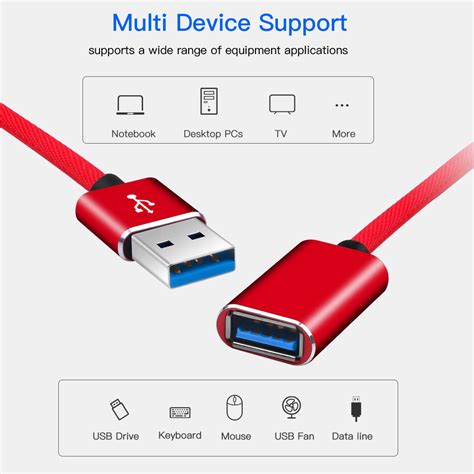 Kebidu tv usb port forlænget kabel usb data sy Grandado