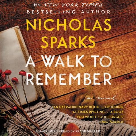 A Walk To Remember By Nicholas Sparks And Frank Muller Hachette Book Group