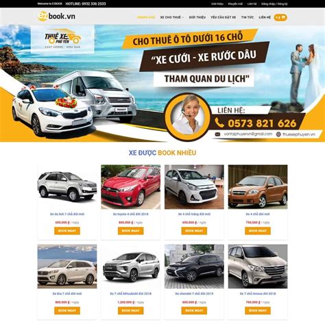 Source Code Theme Wordpress Dịch Vụ Thuê Xe Du Lịch 2025 Themevip Source Code Mẫu Website Chất