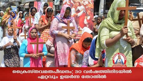 ക്രൈസ്തവമതപീഡനം 30 വര്‍ഷത്തിനിടയില്‍ ഏറ്റവും ഉയര്‍ന്ന തോതില്‍ Marian