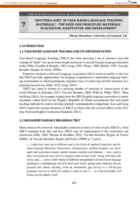 pdf anything goes in task based language teaching materials the