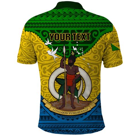 Personalized Vanuatu Malampa Province Polo Shirt Coat Of Arms And