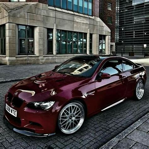 Bmw E92 M3 Burgundy Burgundy Car Bmw Super Luxury Cars