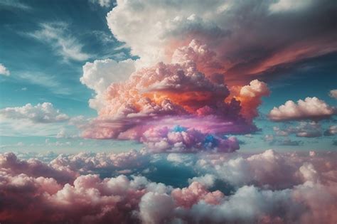 premium photo 2d rendering cloud computing
