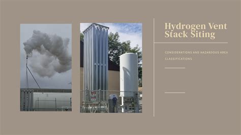 Hydrogen Vent Stack Siting Considerations And Hazardous Area Classifications