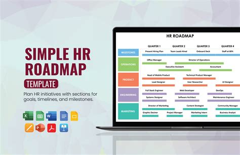 Free Editable Roadmap Templates In PPT To Download