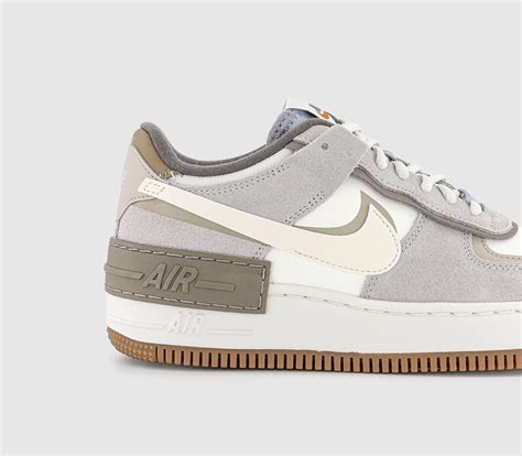 Nike Air Force 1 Shadow Trainers Sail Pale Ivory Sail Grey Fog Provence