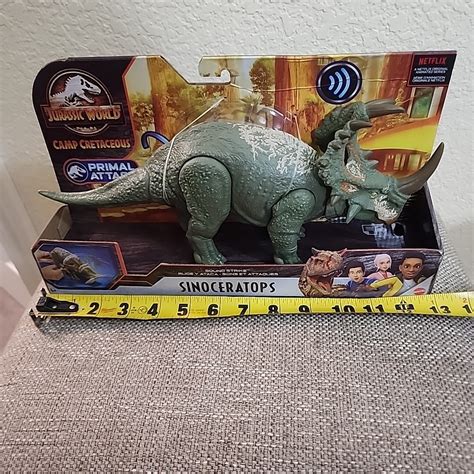 Mattel Jurassic World Sinoceratops Camp Cretaceous Green India Ubuy