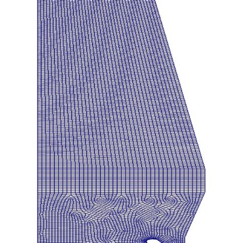 Quad Mesh Used For Simulation Not To Scale Download Scientific Diagram