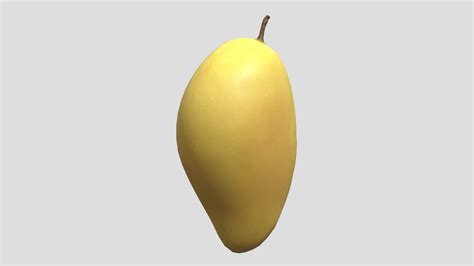 Mango Low Poly 3d Model By Frezzy