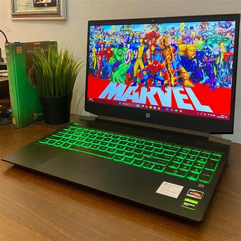 HP Pavilion Gaming Ryzen 7 GTX 1660 Ti 16gb SSD TT Laptop Asus Rog Tuf Legion Rtx Nvidia 2060