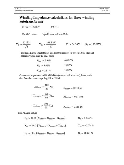 Auto Transformer Pdf Power Physics Computer Engineering