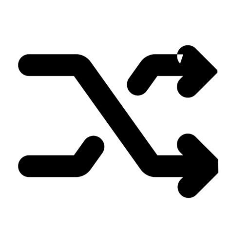 Shuffle Angular Bold Vector SVG Icon SVG Repo