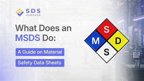 What Does An Msds Do A Guide On Material Safety Data Sheets Au
