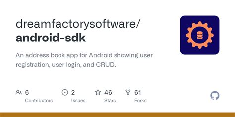 Github Dreamfactorysoftwareandroid Sdk An Address Book App For Android Showing User