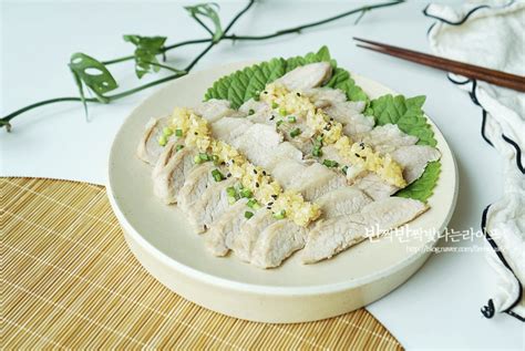 항정살수육 삶는법 마늘보쌈 레시피